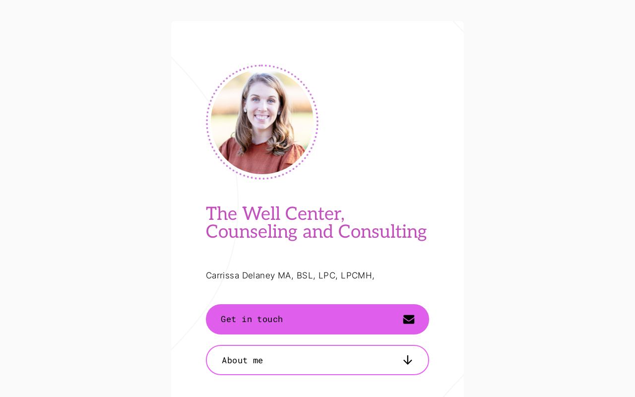 The Well Center Counseling